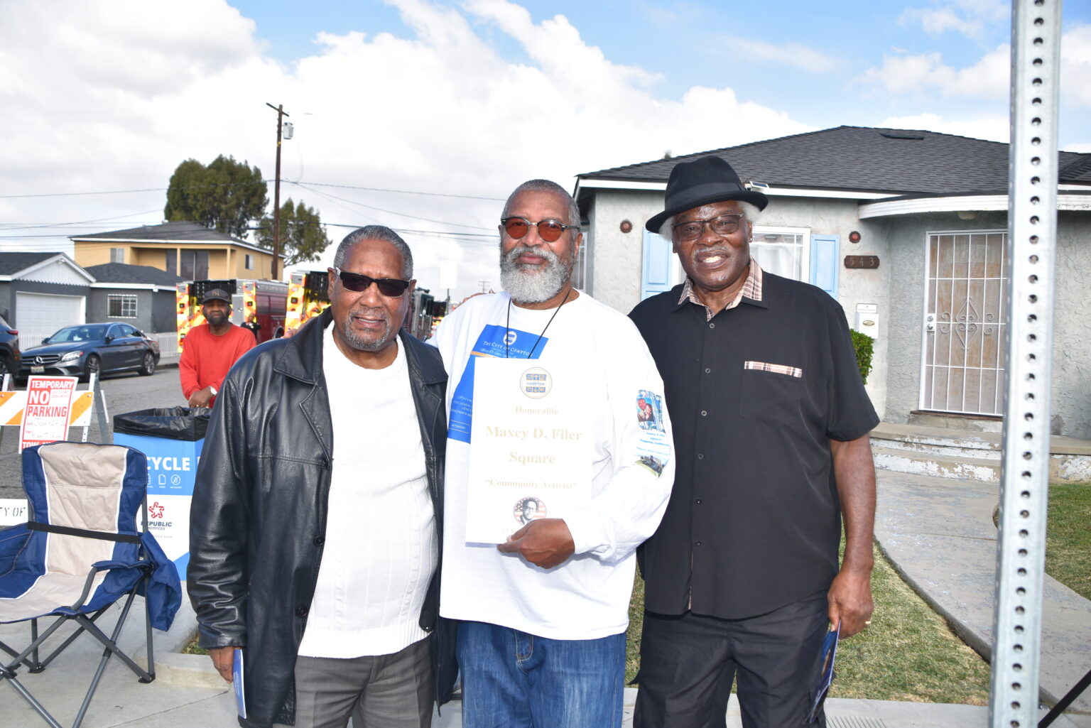 Compton Dedicates Square to Civil Rights Leader Maxcy D. Filer - City ...